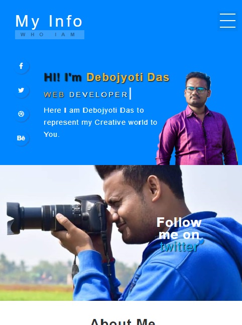 DEBOJYOTI | Portfolio website